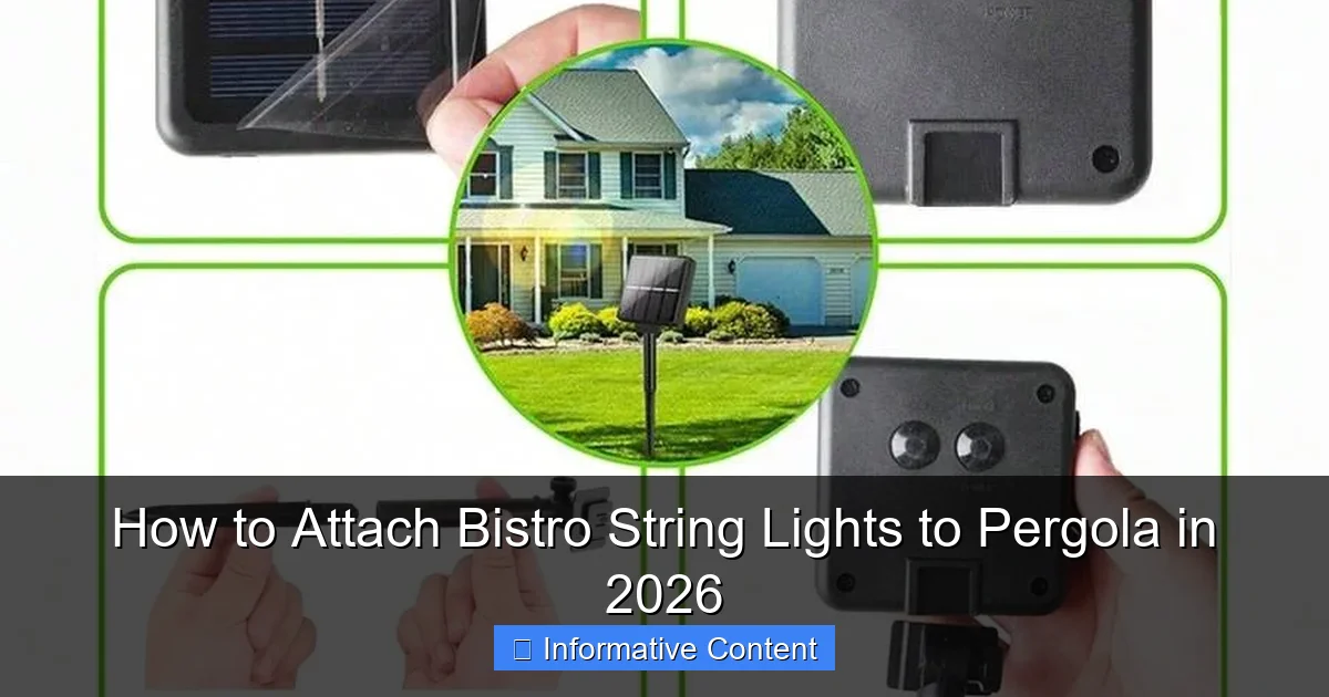 How to Attach Bistro String Lights to Pergola in 2026 - homeofstrings.com