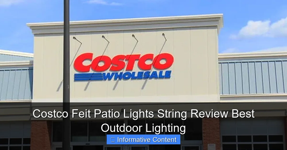 Costco Feit Patio Lights String Review Best Outdoor Lighting ...